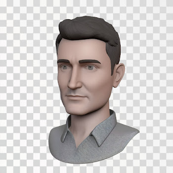 Free: 3D default avatar of male - PNG transparent - nohat.cc