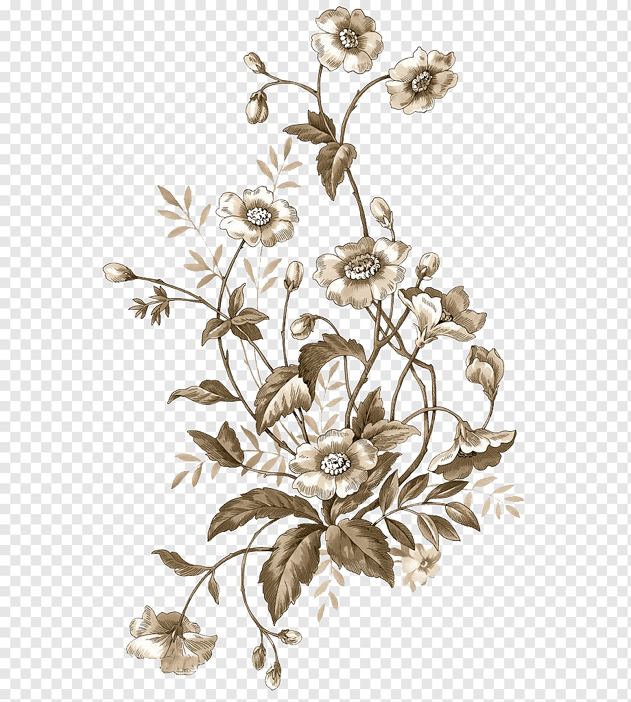 Free: Playful Red Flower Illustration - nohat.cc
