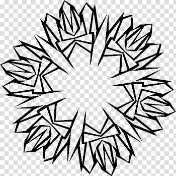 Free: Christmas Gimp Brushes, black and white abstract painting ...