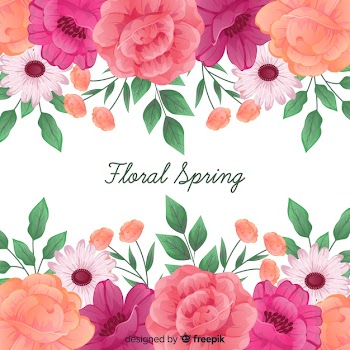 Free: Minimal Floral Spring Background - nohat.cc