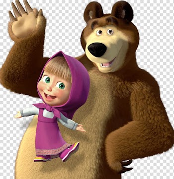 Free: Animated , Masha and the Bear Animation, bear transparent ...