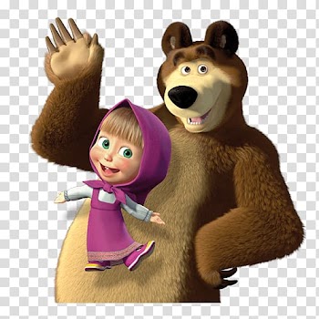Free: Animated , Masha and the Bear Animation, bear transparent ...
