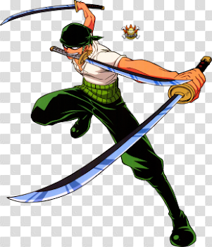 Free: Roronoa Zoro Zorro One Piece Anime, one piece transparent ...