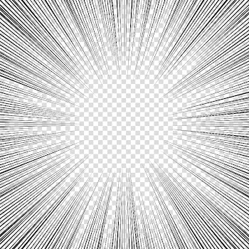 Free: Screentones action lines , black and white abstract painting ...