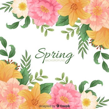 Free: Minimal Floral Spring Background - nohat.cc