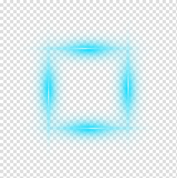 Free: Square neon blue light digital art frame, Blue Turquoise Pattern ...