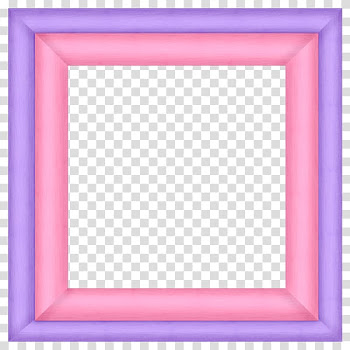 Free: Square pink framed illustration transparent background PNG ...