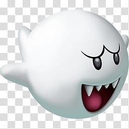 Free: Super Mario Icons, Super Mario Boo transparent background PNG ...