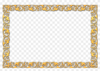 Free: Golden simple frame transparent background PNG clipart - nohat.cc