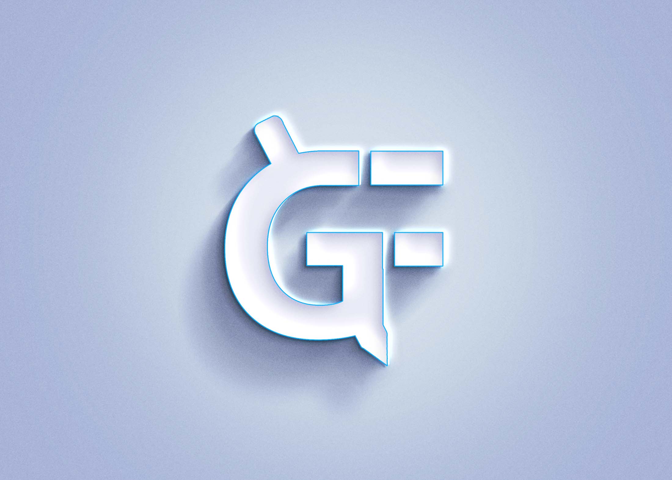 Free: White Background 3D Realistic Logo Mockup - nohat.cc