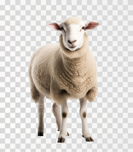 Free: A Sheep - PNG transparent background - nohat.cc