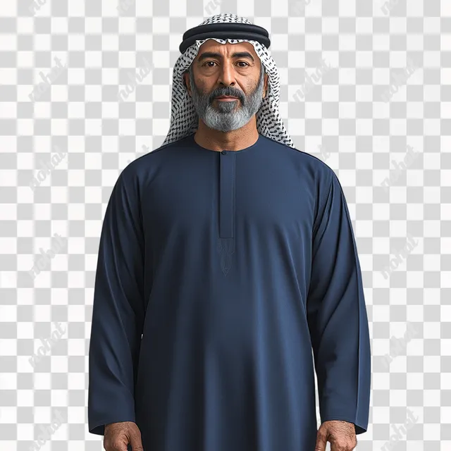 Free: Basic Saudi Staff Uniform Design with Human Model - nohat.cc
