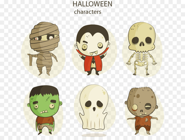 Free: Character Illustration - Horror characters vector - nohat.cc