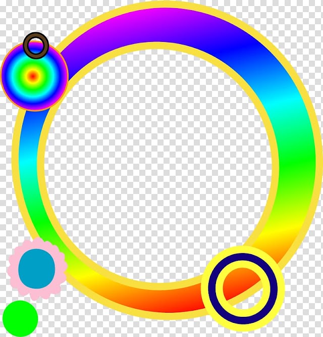 Free: Circle , Hand colored circles pattern transparent background PNG ...