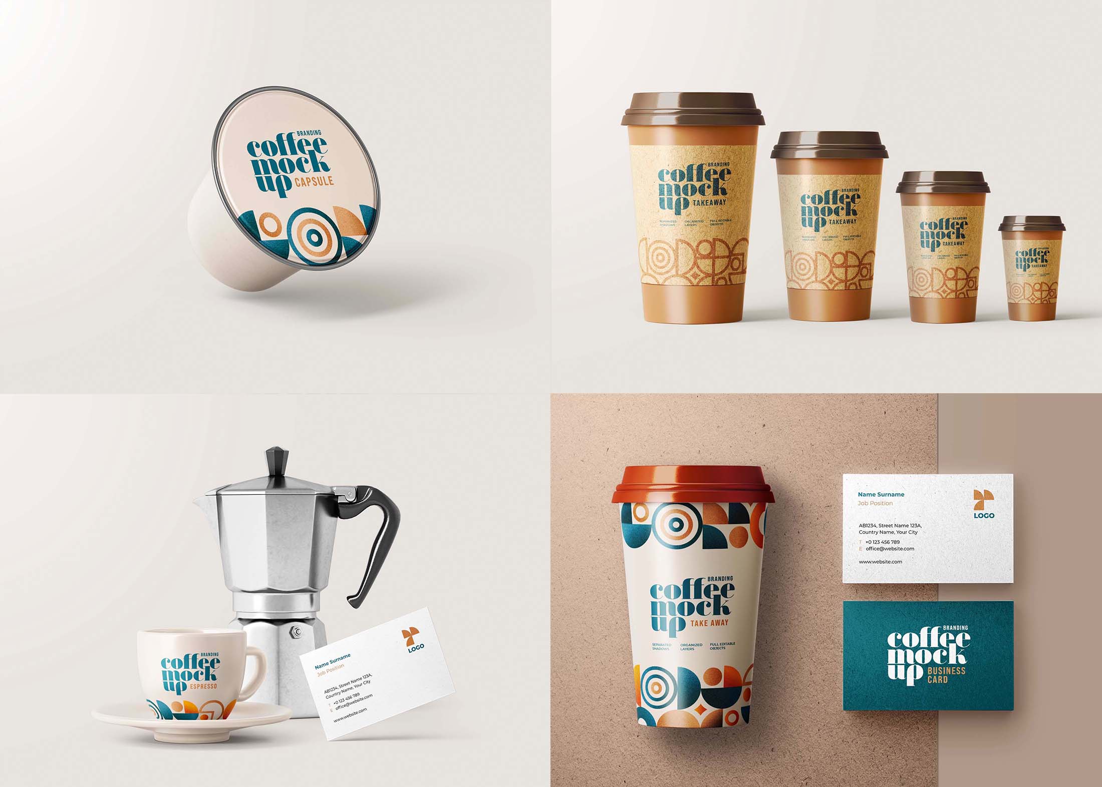 Free: Coffee Brand Mockup - nohat.cc