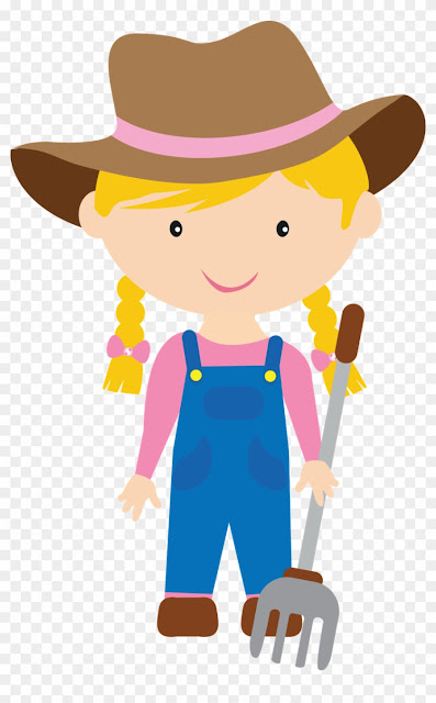 Free: Farm Girl - Farmer Girl Clipart - nohat.cc