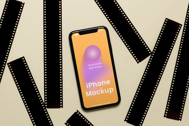 Free: Free iPhone Screen Scene Mockup - nohat.cc