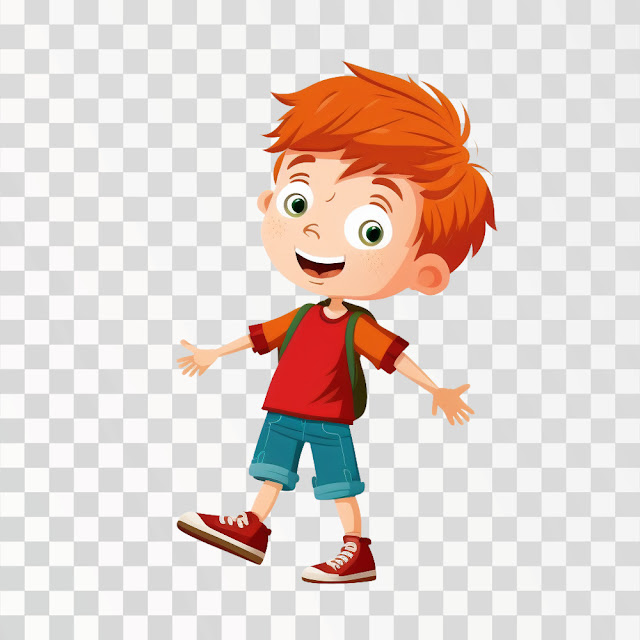 Free: Happy Boy Cartoon PNG transparent - nohat.cc