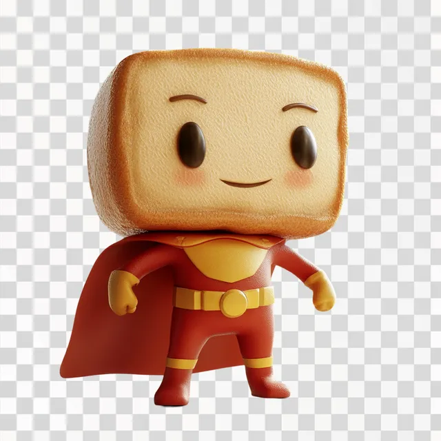 Free: Heroic Breadhead: The Friendly 3D Character - nohat.cc