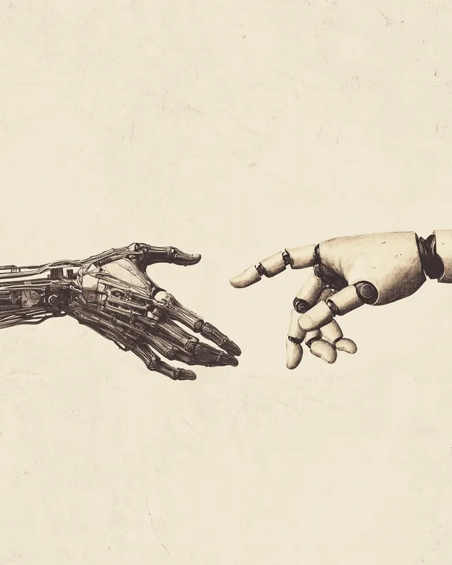 Free: Human Hand Reaching for Robotic Hand in Artistic Creation of Adam ...