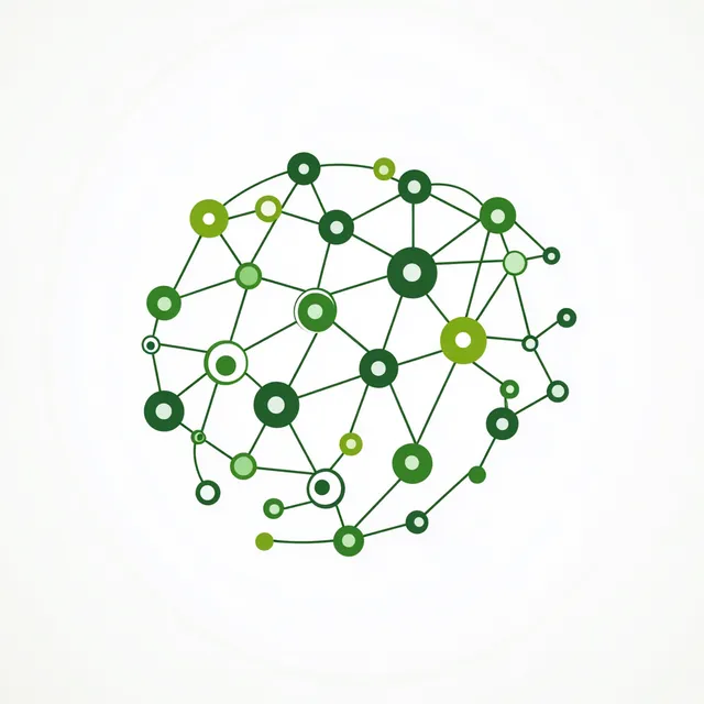 Free: Interconnected Circles: A Minimalist Network Icon - nohat.cc
