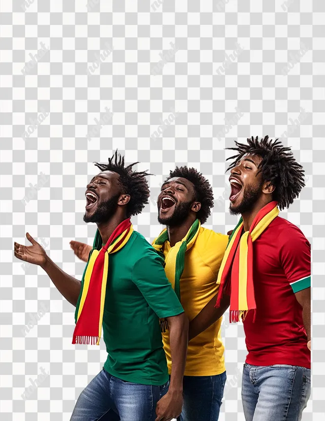 Free: Joyful Celebration: Soccer Fans Singing Together - nohat.cc