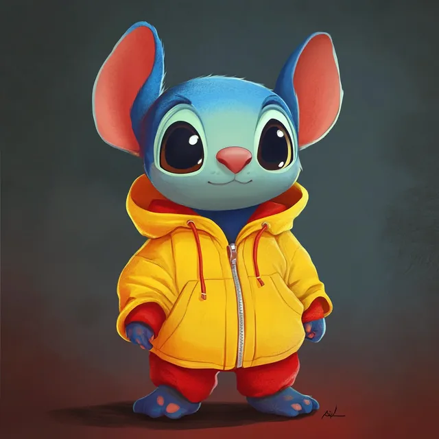 Free: Little Mouse in Yellow Jacket: Whimsical Character for Aurora ...