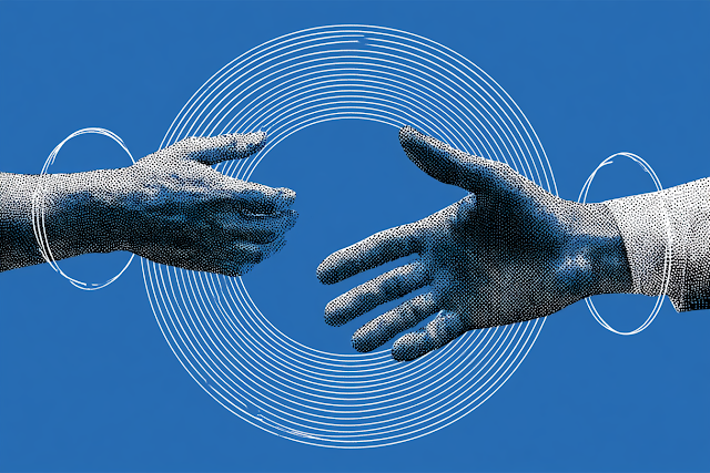 Free: Minimalist Handshake Illustration - nohat.cc