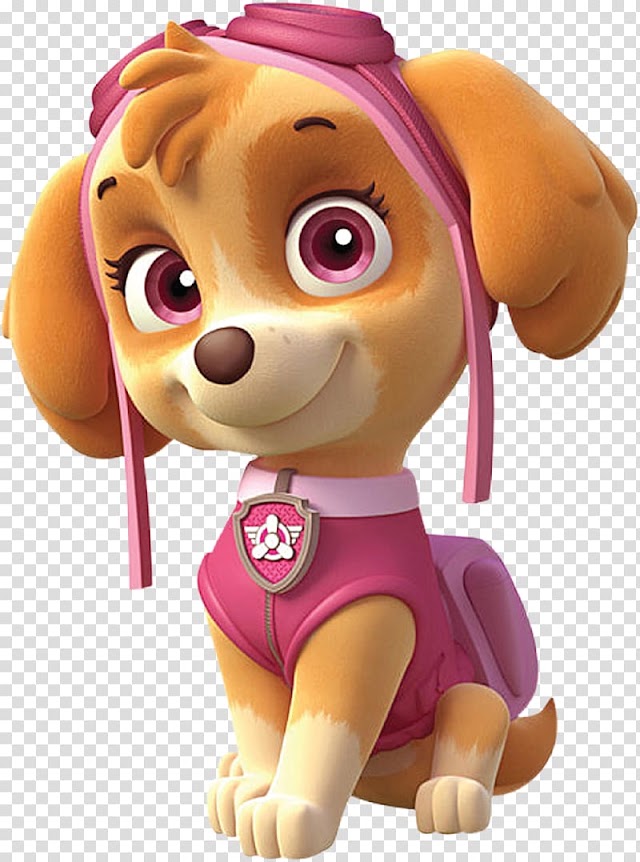 Free: PAW Patrol Skye sitting, Wheelgate Park Paper Birthday Patrol ...