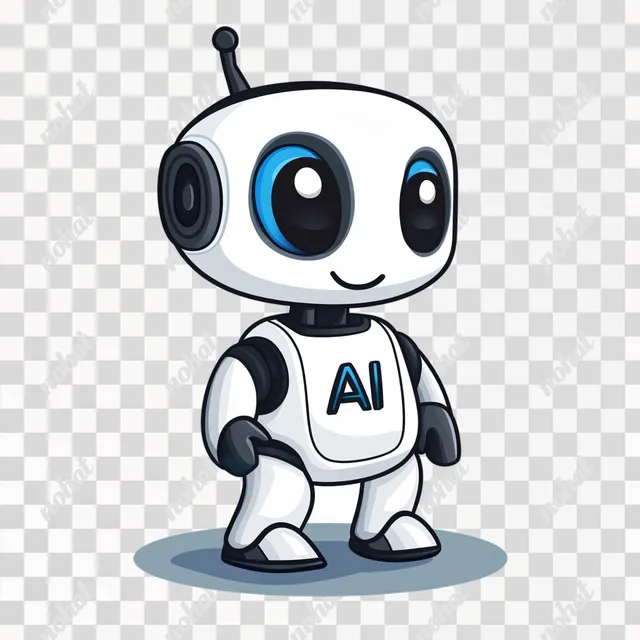 Free: PNG AI Robot Logo Design: Adorable Friendly Technology with ...