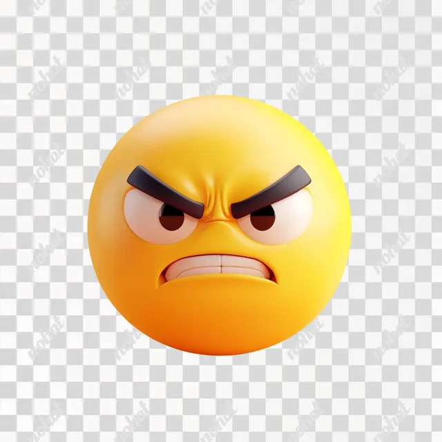 Free: PNG Overly confident, cheeky emoji icon expressing determination ...