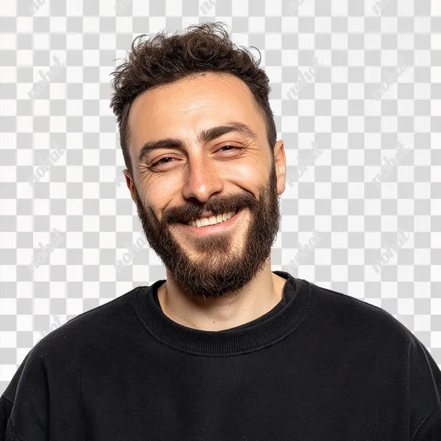 Free: PNG Smiling Handsome Turkish Man Portrait - nohat.cc