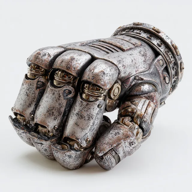 Free: Reinforced Titanium Cybernetic Fist for Enhanced Combat - nohat.cc
