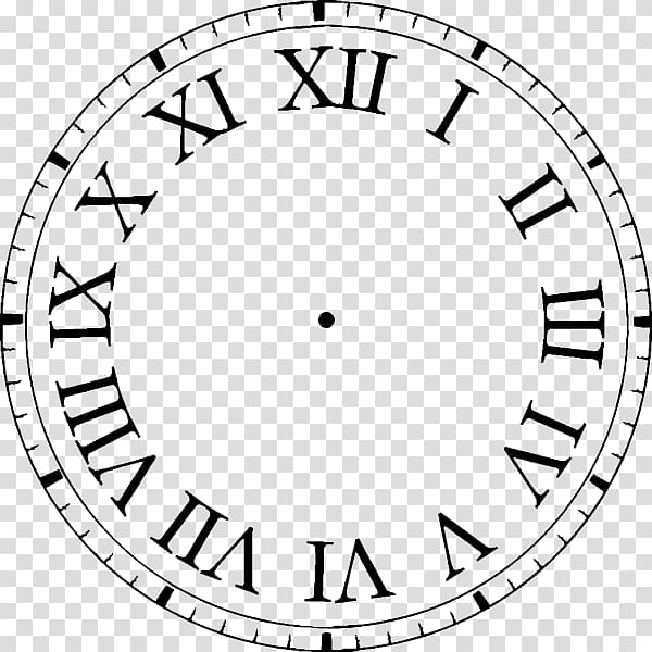 Free: Round black Roman numeric clock frame, Clock face Roman numerals ...