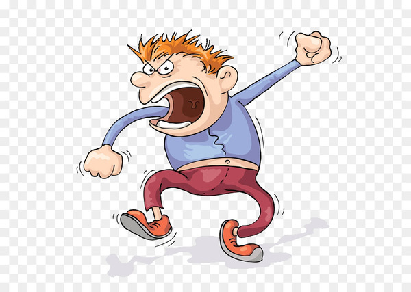 Free: Screaming Anger Cartoon Clip art - Angry man - nohat.cc