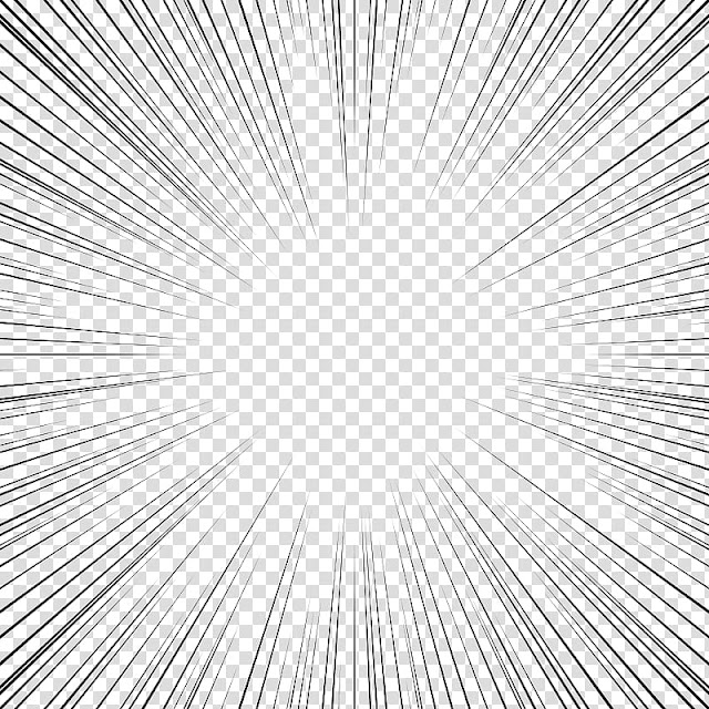 Free: Screentones action lines , black and white abstract painting ...