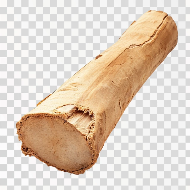 Free: standing wooden log cut in half lengthwise, view from below ...