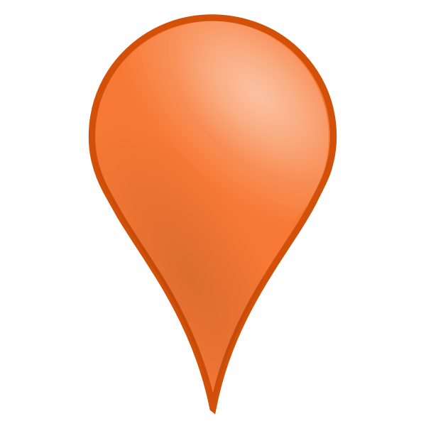 Free: SVG 3D map location icon vector image - nohat.cc