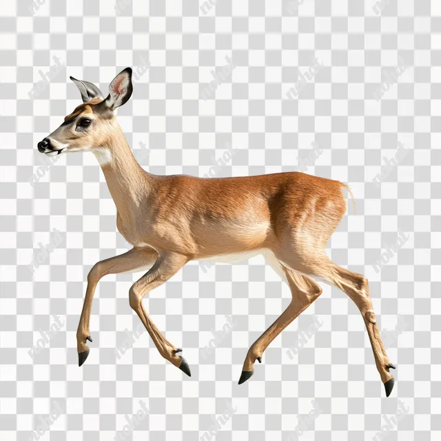 Free: Ultra-Realistic Side View of a Running Deer in HD - nohat.cc