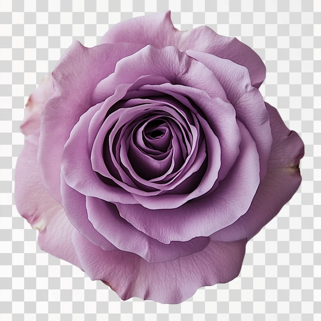 Free: una rosa de color violeta, en un fondo blanco. Foto realista ...