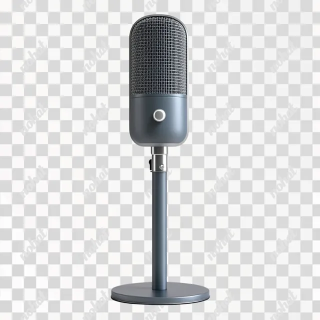 Free: Vintage Gray Microphone for High-Quality Displays - nohat.cc