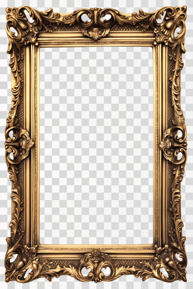 Free: vintage vertical picture frame, png transparent background - nohat.cc